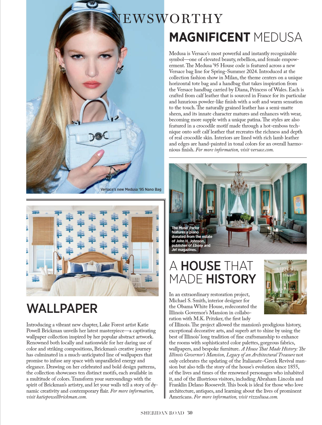 Sheridan Road Magazine, March 2024 – Katie Brickman